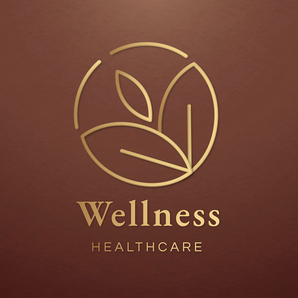 Editable wellness logo template vector | Free Vector Template - rawpixel