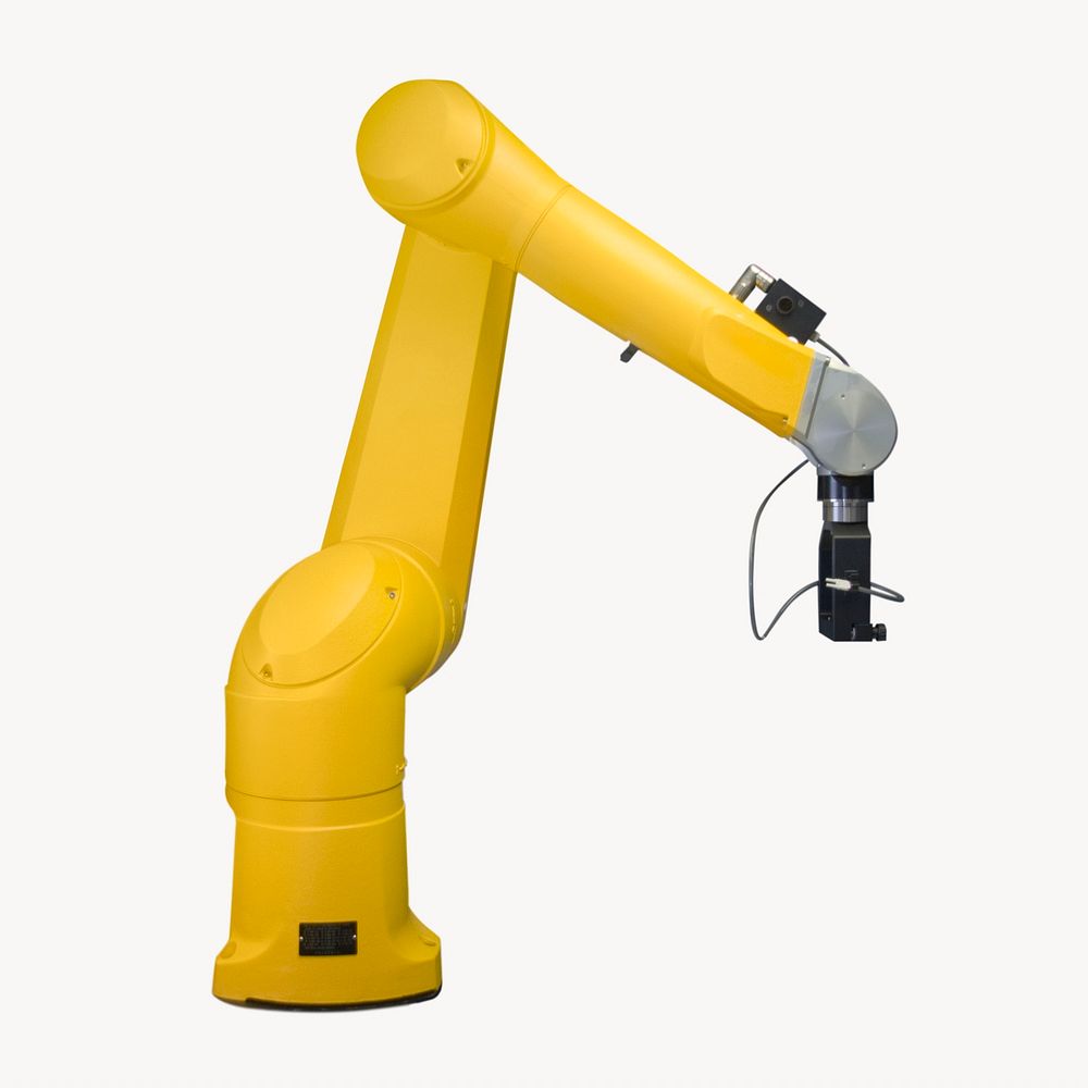 Yellow robotic arm, smart factory | Free Photo - rawpixel
