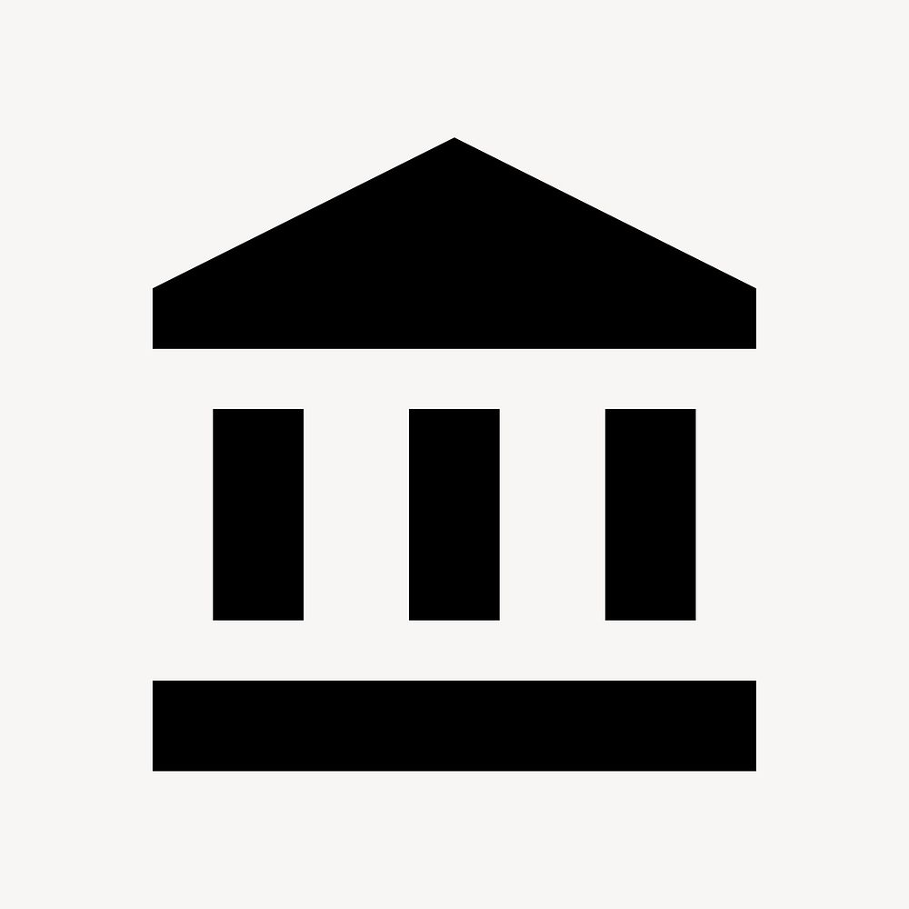 Account Balance icon, banking symbol | Free Vector - rawpixel