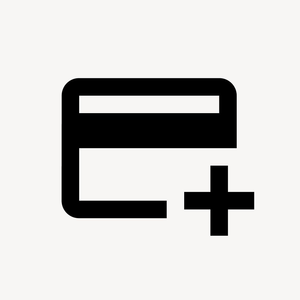Add Card icon, financial UI | Free Vector - rawpixel