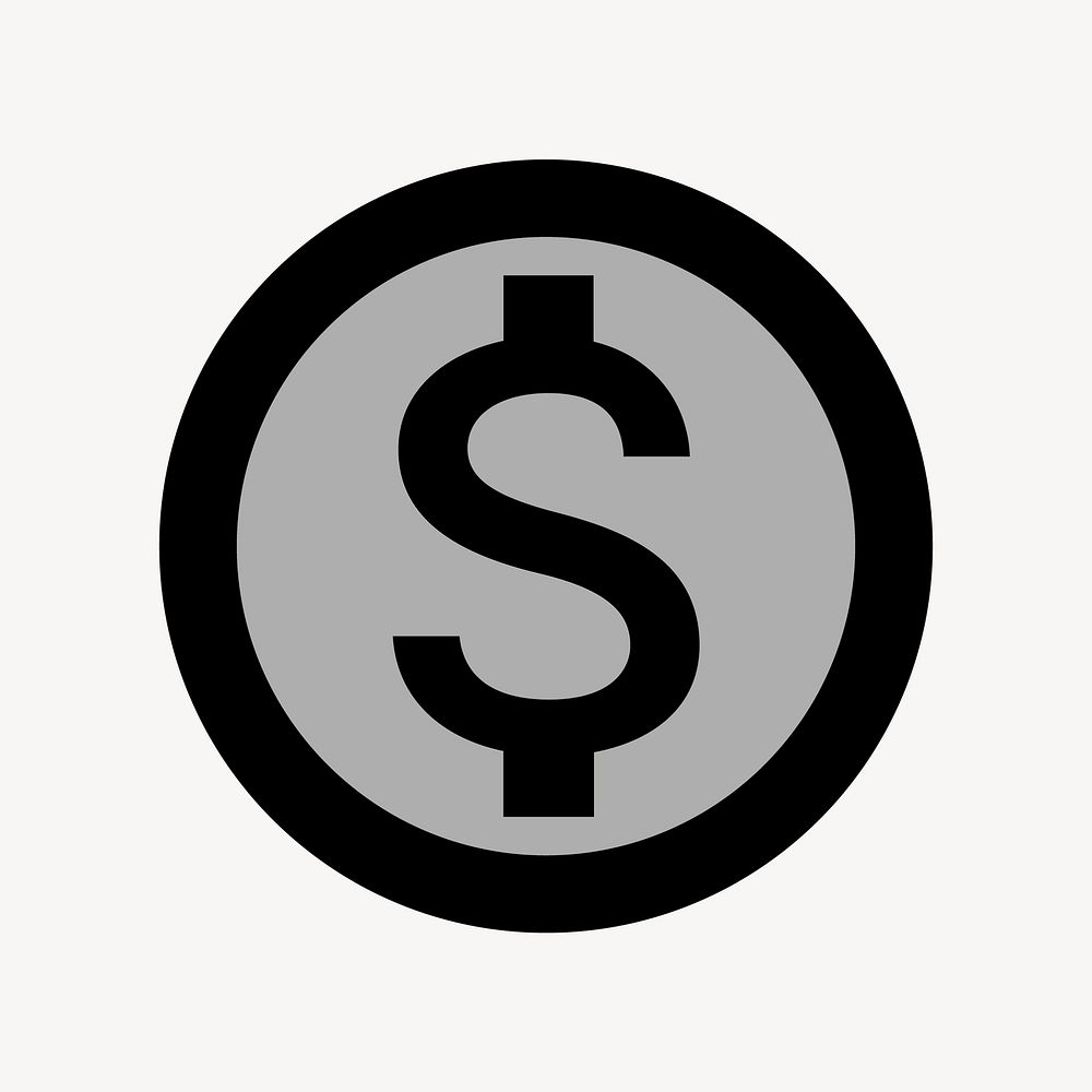 Monetization icon, money symbol, two | Free Vector - rawpixel