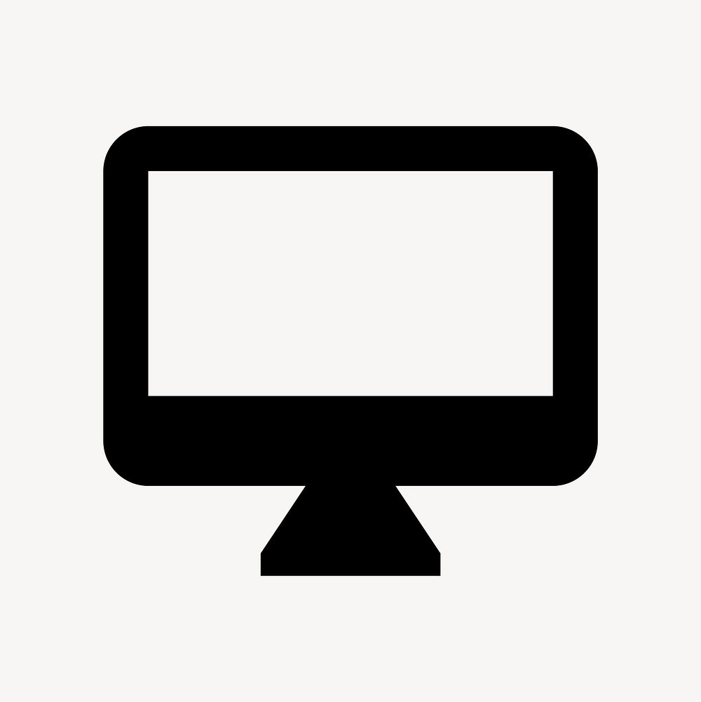 Desktop Mac, hardware icon, outlined | Free Icons - rawpixel