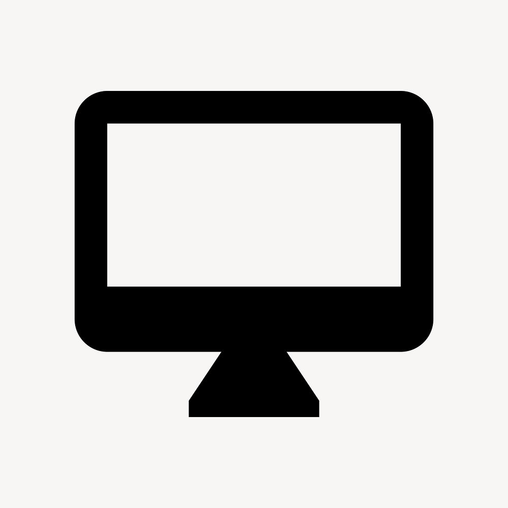 Desktop Mac, hardware icon, filled | Free Icons - rawpixel