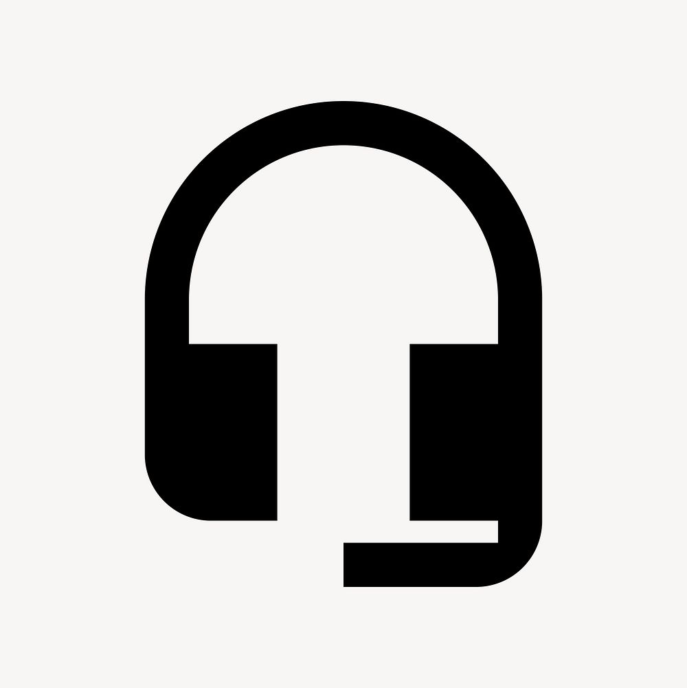 Headset Mic, hardware icon, filled | Free PSD - rawpixel