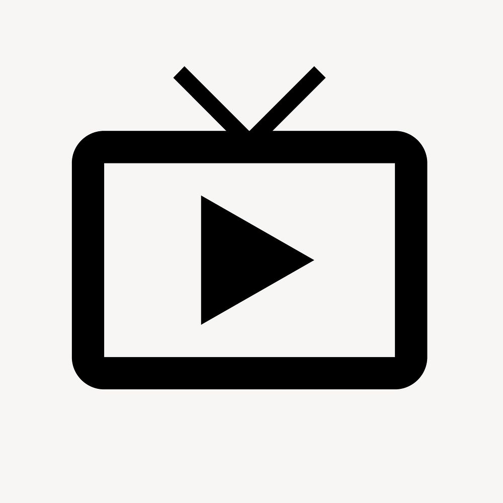 Live Tv, notification icon, outlined | Free Icons - rawpixel