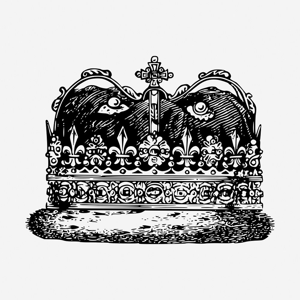 King's crown hand drawn illustration. | Free Photo - rawpixel