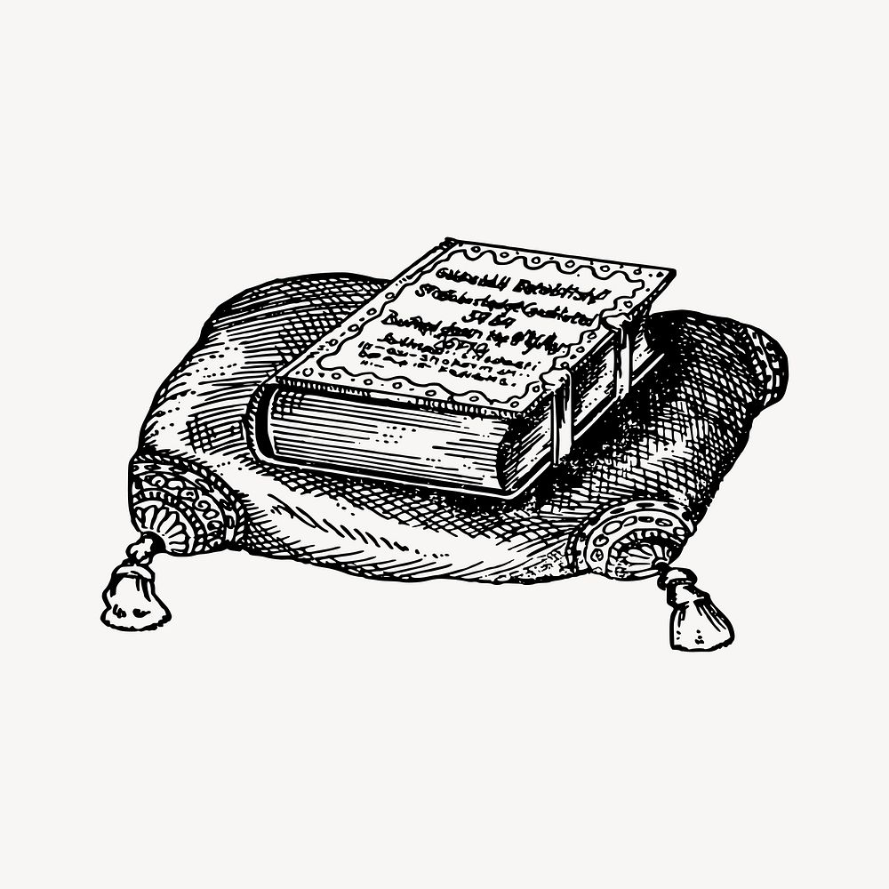 Spell book drawing clipart, witchcraft | Free Vector - rawpixel