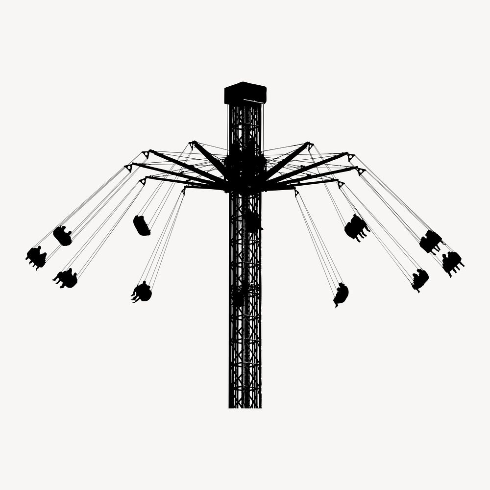 Branson sawmill silhouette collage element, | Free PSD - rawpixel