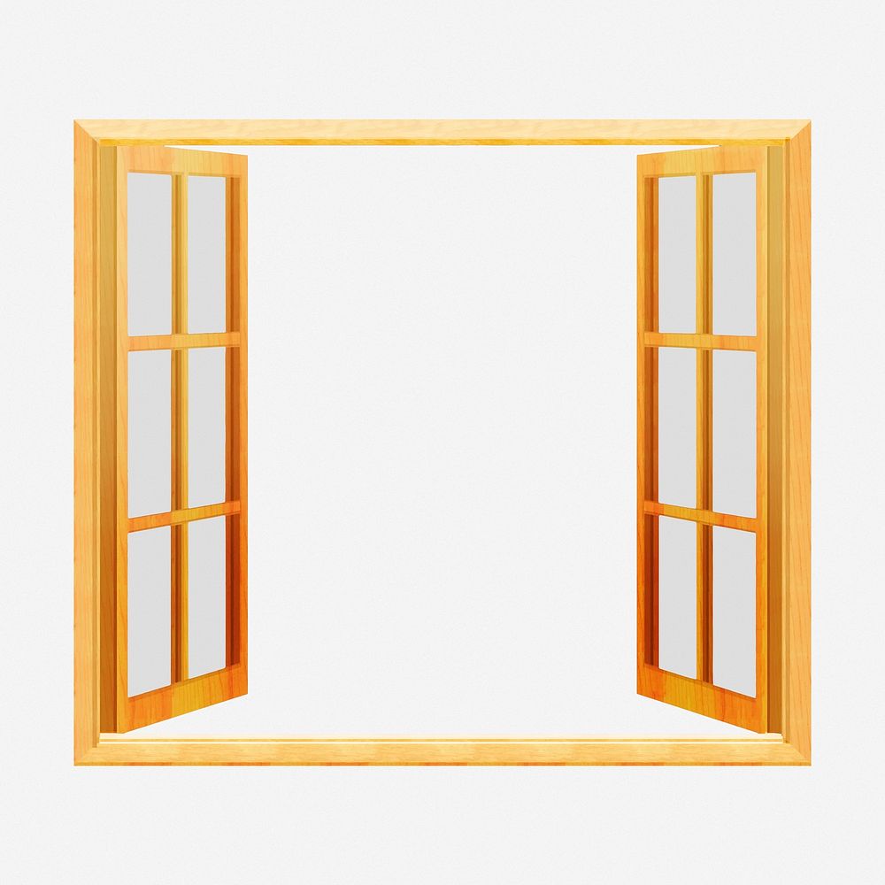Open window frame clipart copy | Free Photo - rawpixel