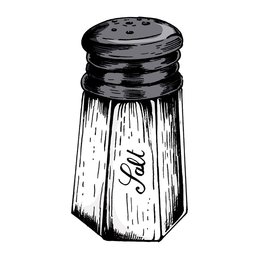 Hand drawn salt shaker | Premium Vector Illustration - rawpixel
