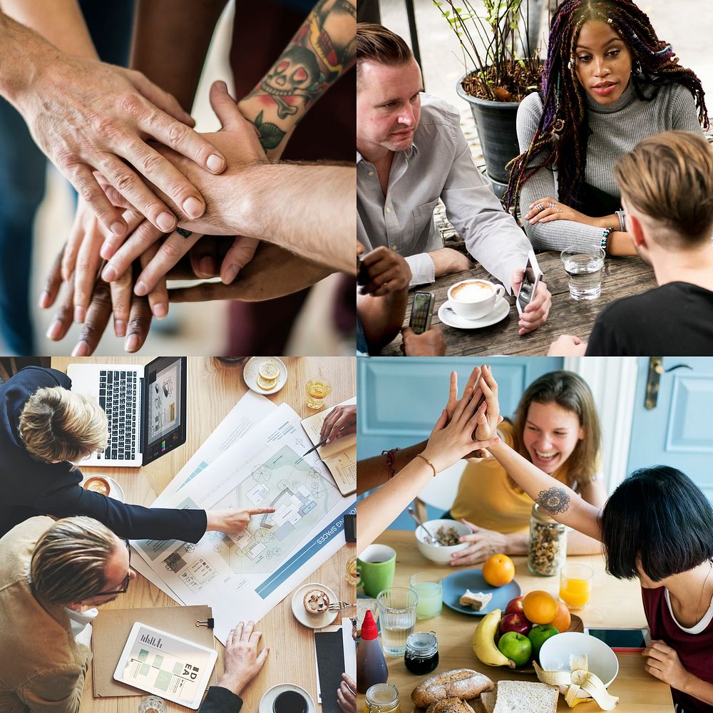 Compilation of friendship and community | Premium Photo - rawpixel