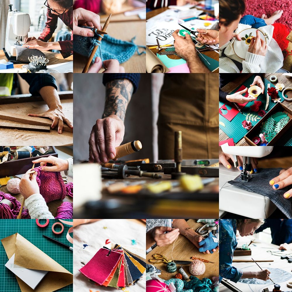 Compilation of arts and crafts | Premium Photo - rawpixel
