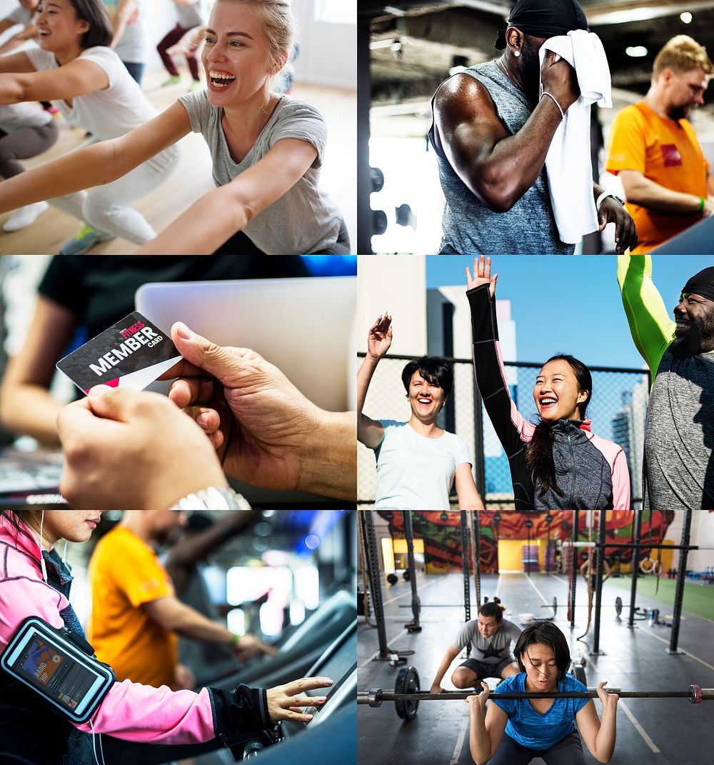 Diverse people in fitness gym | Premium Photo - rawpixel