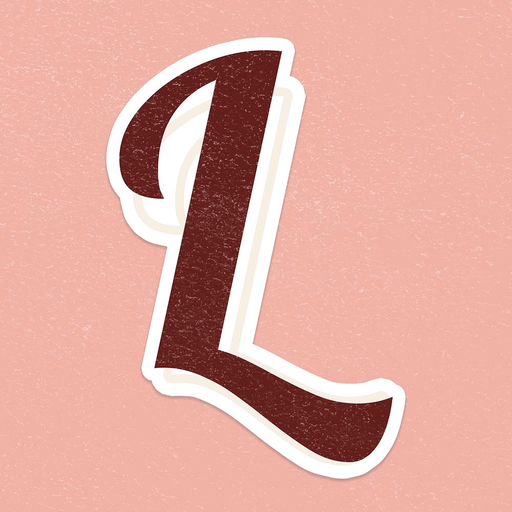 Letter L font printable z | Premium PSD - rawpixel