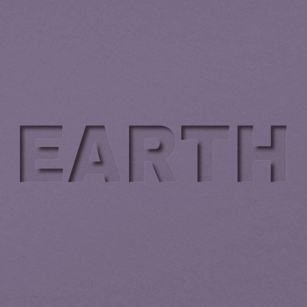 Earth text typeface paper texture | Free Photo - rawpixel
