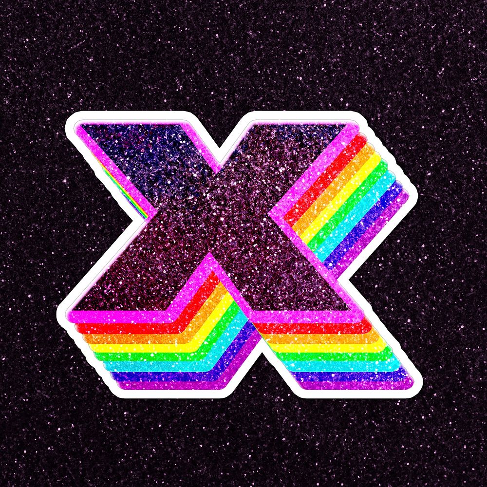 Alphabet x psd 3d vintage | Premium PSD - rawpixel