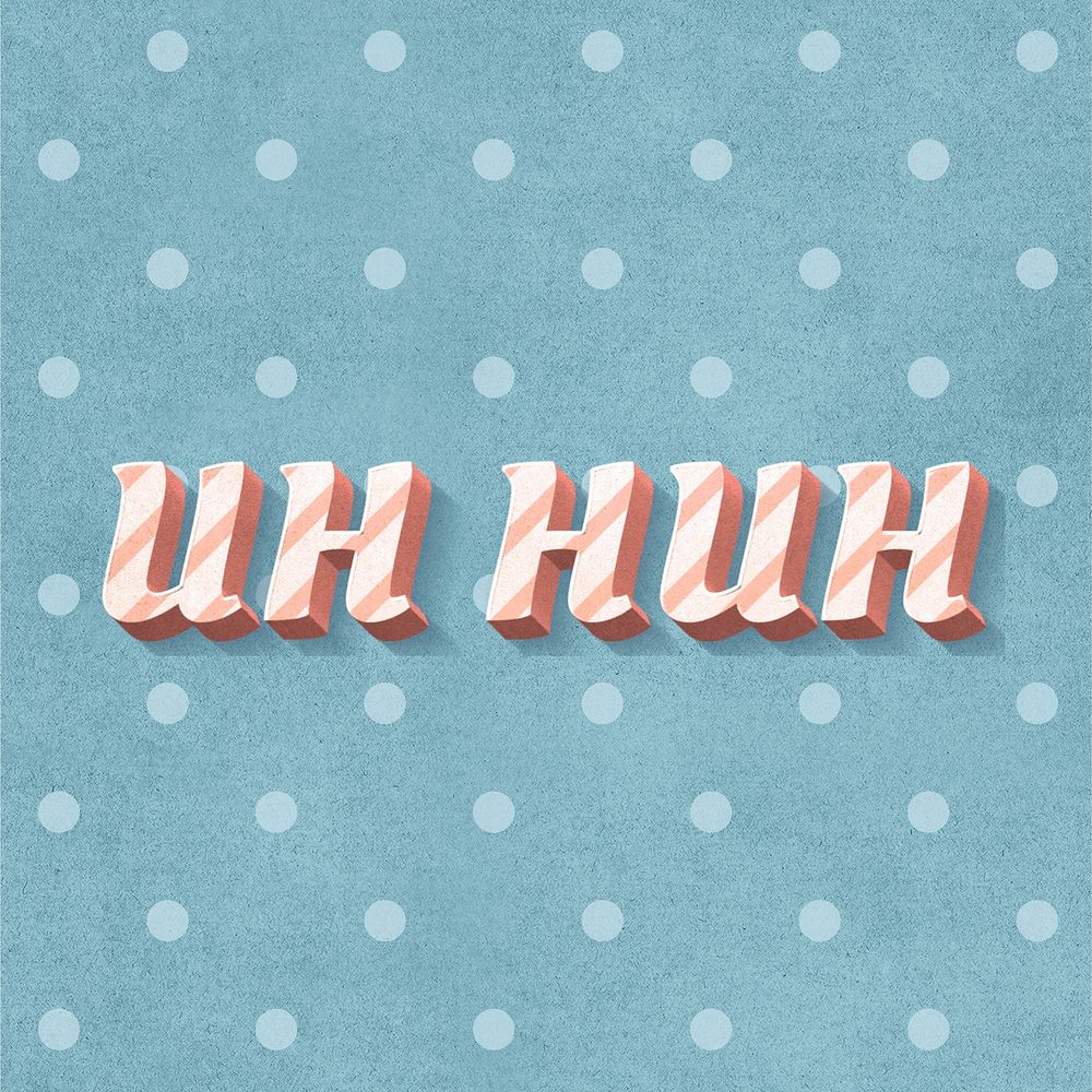 Uh huh word candy cane | Free Photo - rawpixel