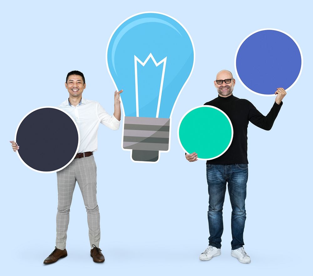 Creative partners with bright ideas | Free Photo - rawpixel