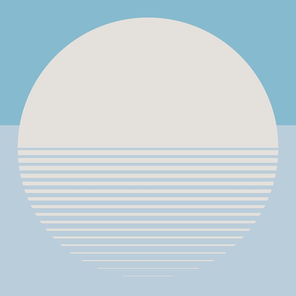 Blue moon geometric pastel background | Free Photo - rawpixel