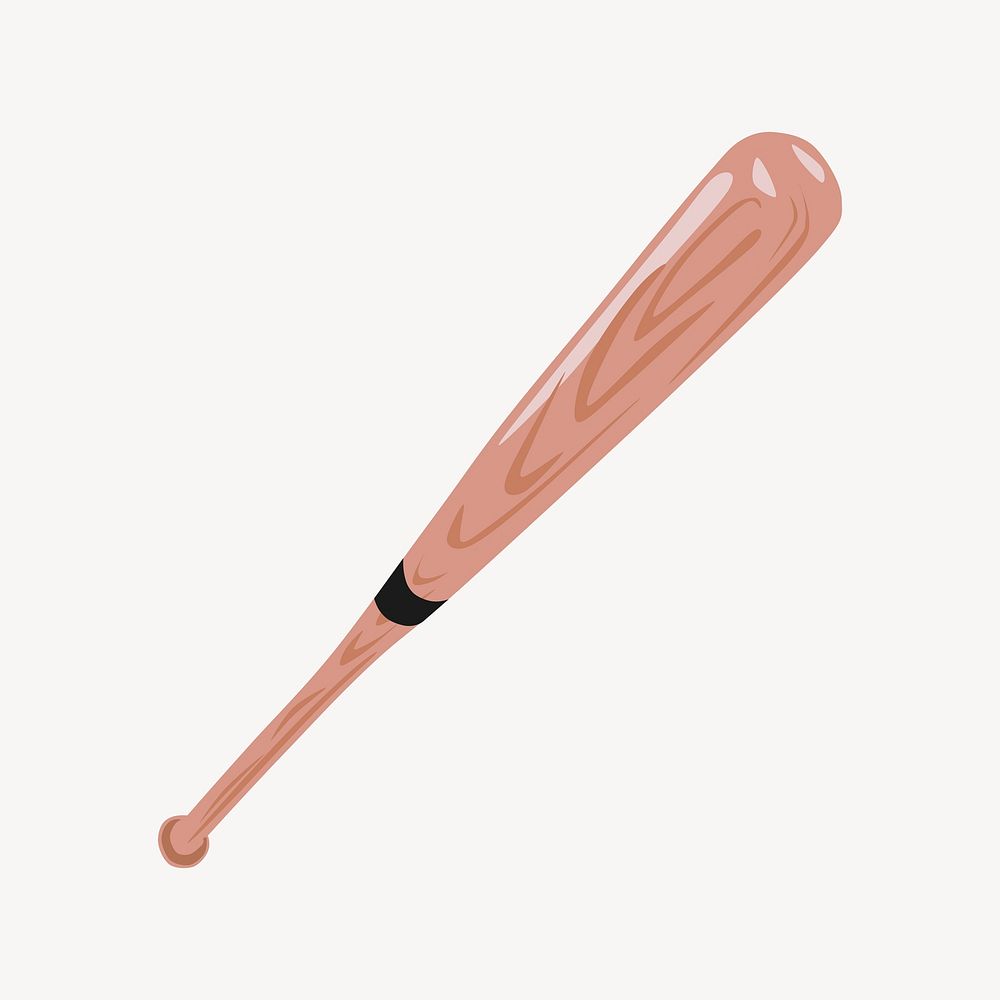 Baseball bat clipart, sport equipment | Free Vector - rawpixel