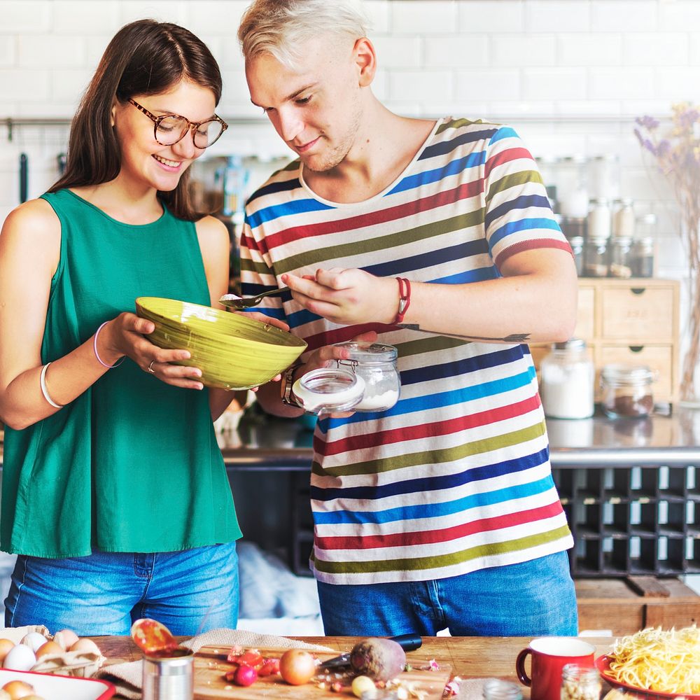 Couple Cooking Hobby Liefstyle Concept | Premium Photo - rawpixel
