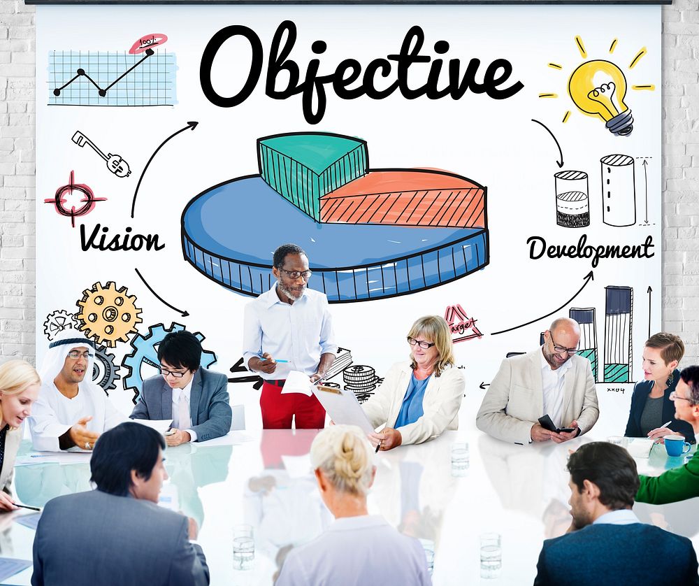 Objective Target Aspirations Aim Purpose | Premium Photo - rawpixel