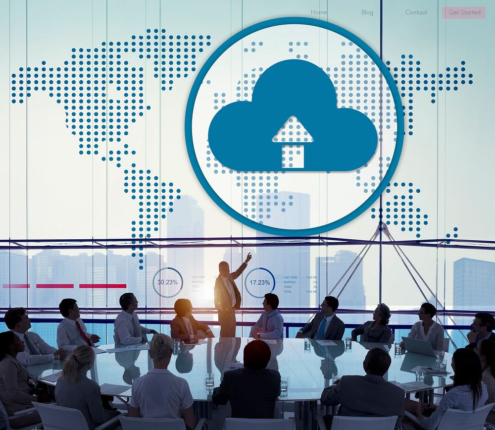 Cloud Computing Globalization Connection Technology | Premium Photo - rawpixel