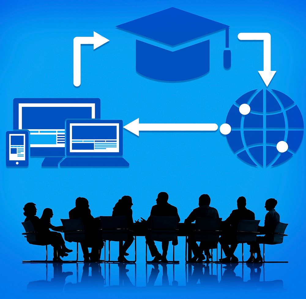 Graduation diagram and business people | Premium Photo - rawpixel