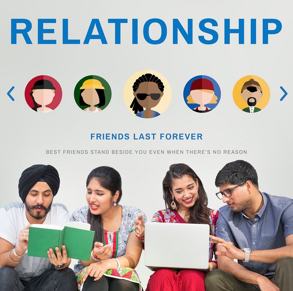 Friendship Togetherness Relationship Diversity People | Premium Photo ...