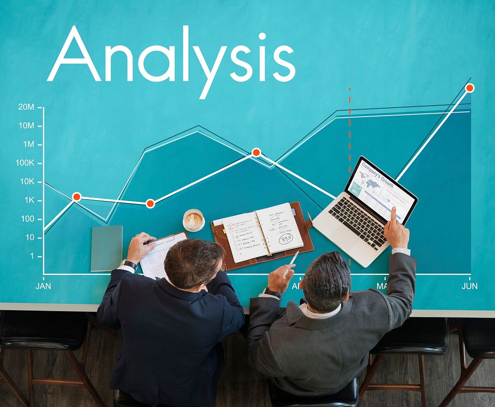 Corporate business line graph report | Premium Photo - rawpixel