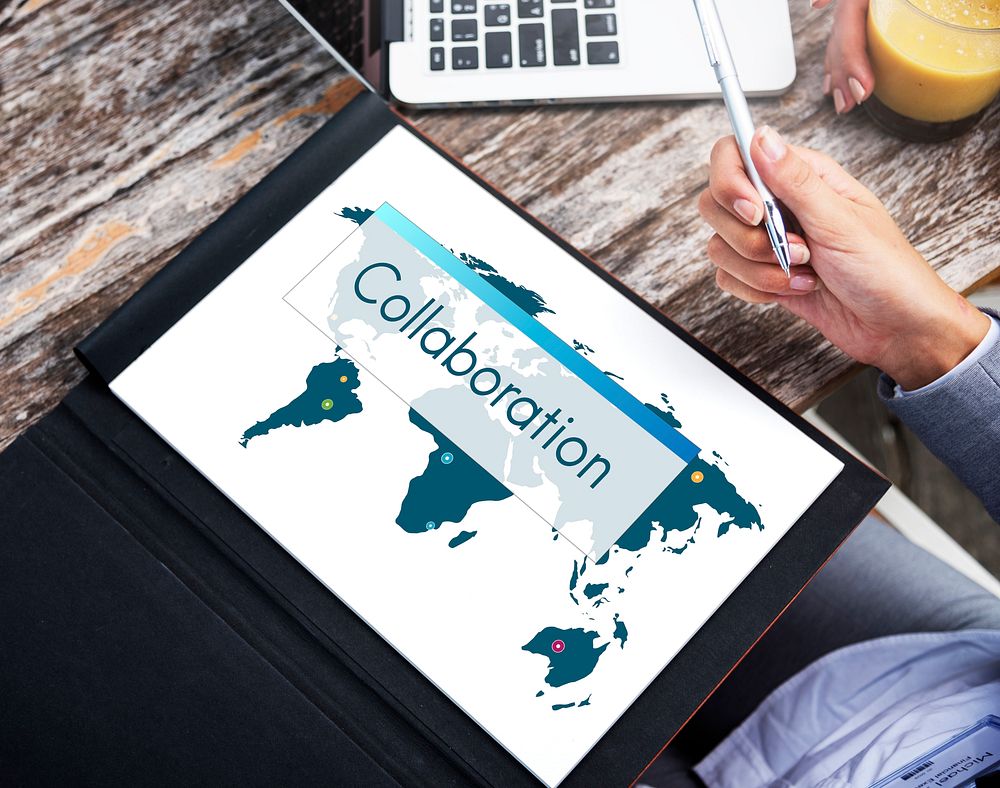 Global Marketing Business Collaboration International | Premium Photo ...