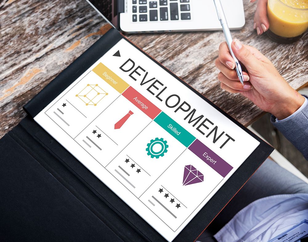 Development Performance Self-Improvement Ratings Icon | Premium Photo ...