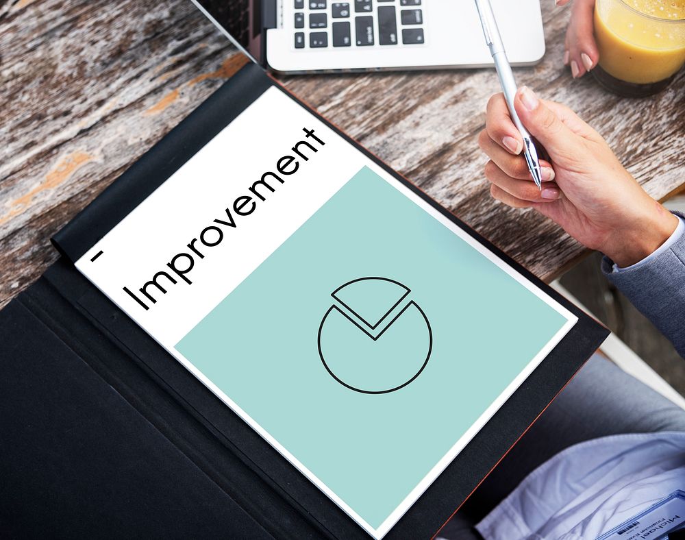 Business progress report pie graph | Premium Photo - rawpixel