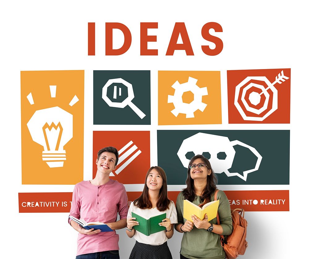 Students different icons wall | Premium Photo - rawpixel