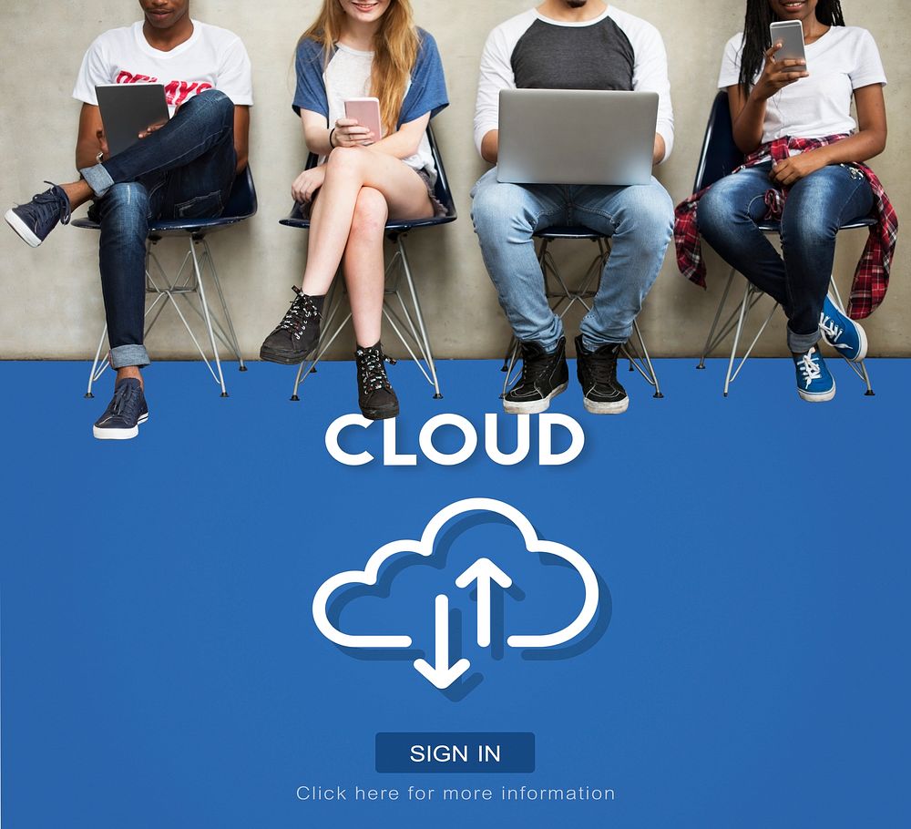 Cloud Computing Storage Icon Concept | Premium Photo - rawpixel