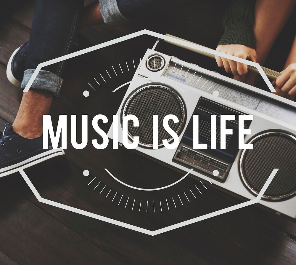 Music is Life Vintage Vector | Premium Photo - rawpixel