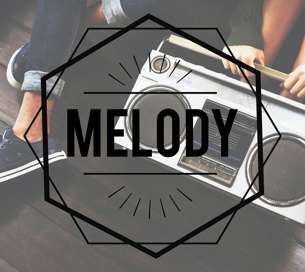 Melody Vintage Vector Graphic Concept | Premium Photo - rawpixel