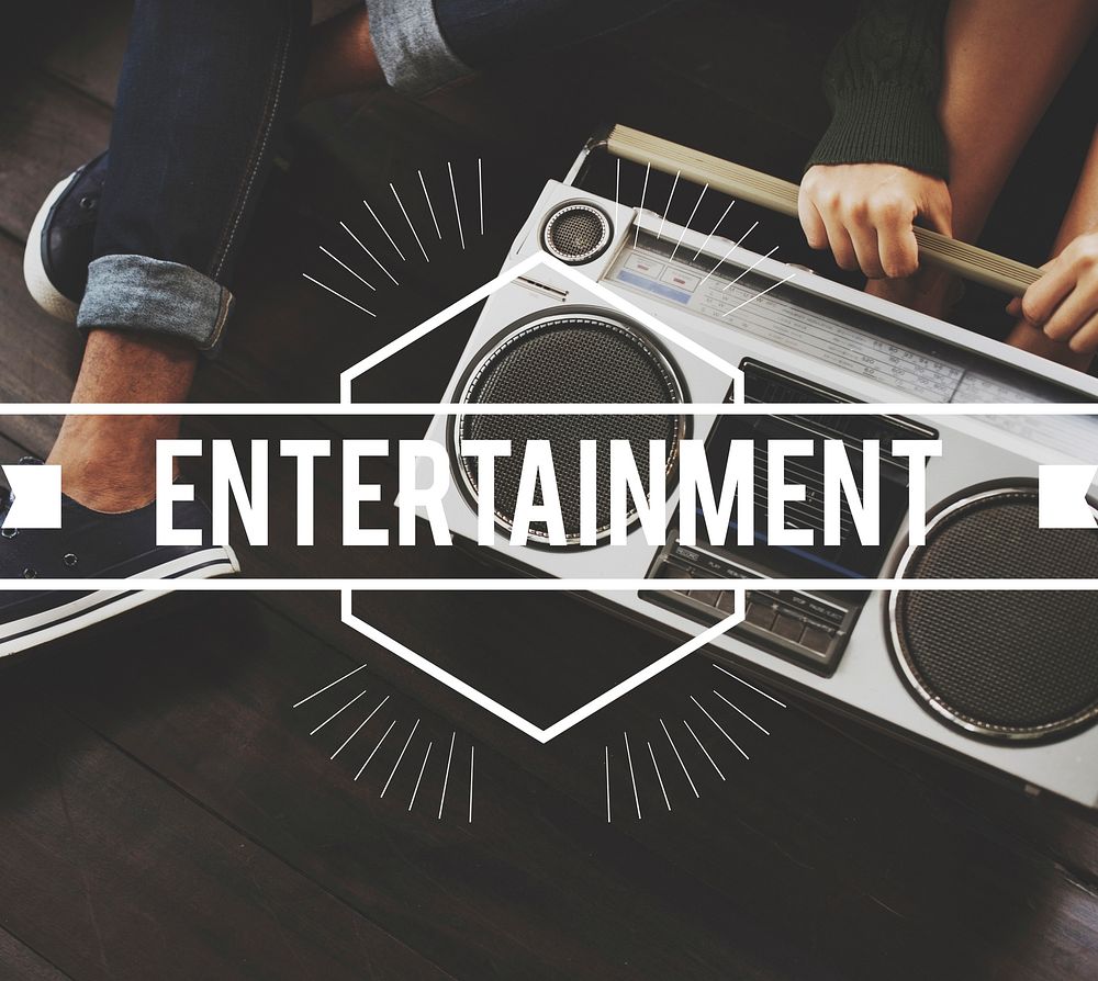 Entertainment Vintage Vector Graphic Concept | Premium Photo - rawpixel