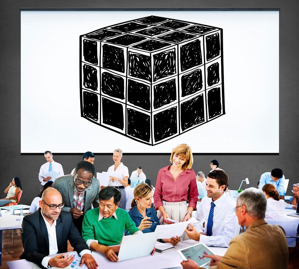 Cube Dice Dimension Logic Mind | Premium Photo - rawpixel