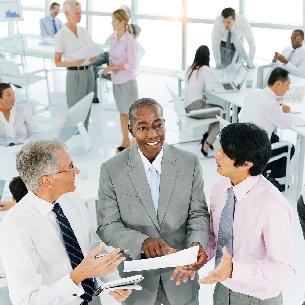 Business People Conversation Communication Talking | Photo - rawpixel