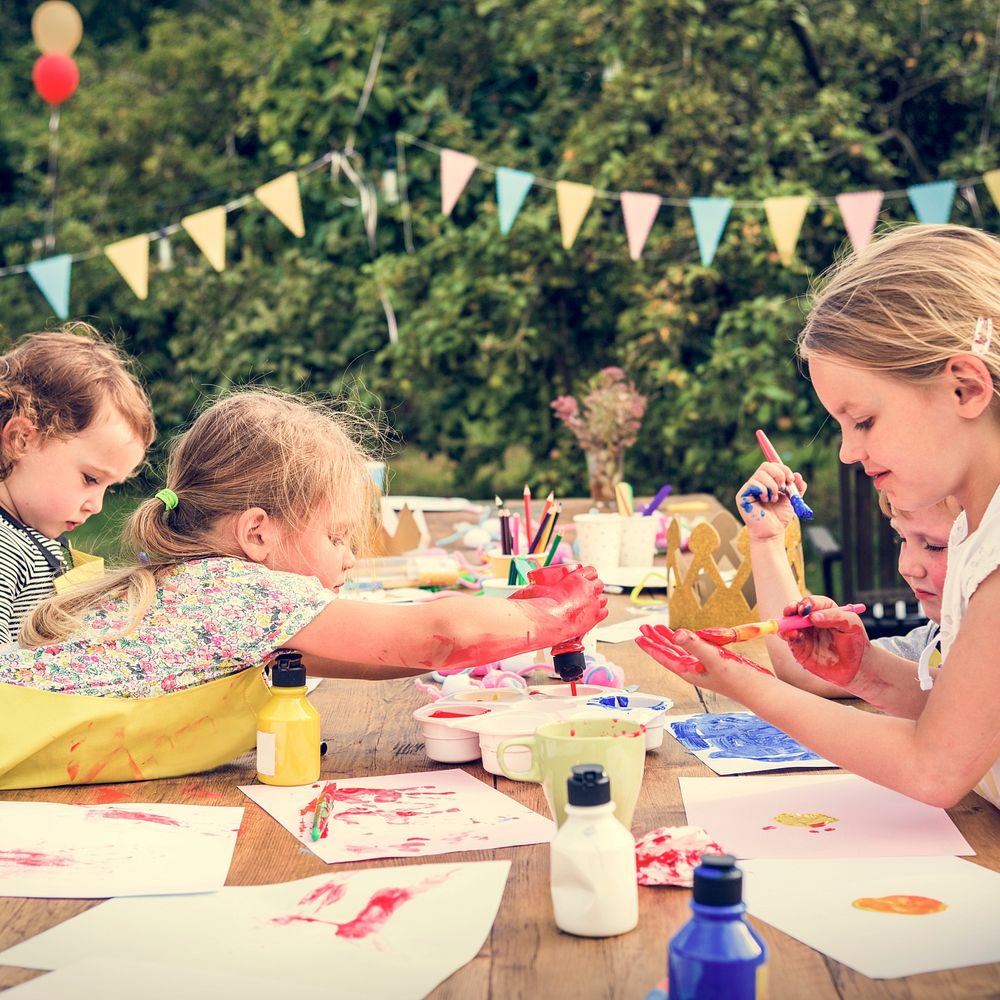Kid Learning Painting Drawing Art | Free Photo - rawpixel