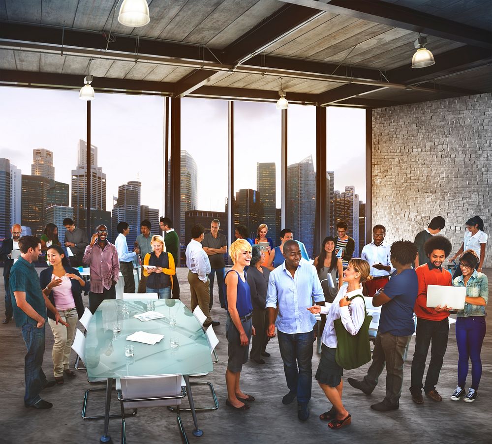 People Global Communication Office Discussion | Premium Photo - rawpixel