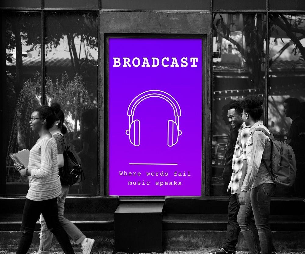 Music Audio Headphones Sign Symbol | Free Photo - rawpixel