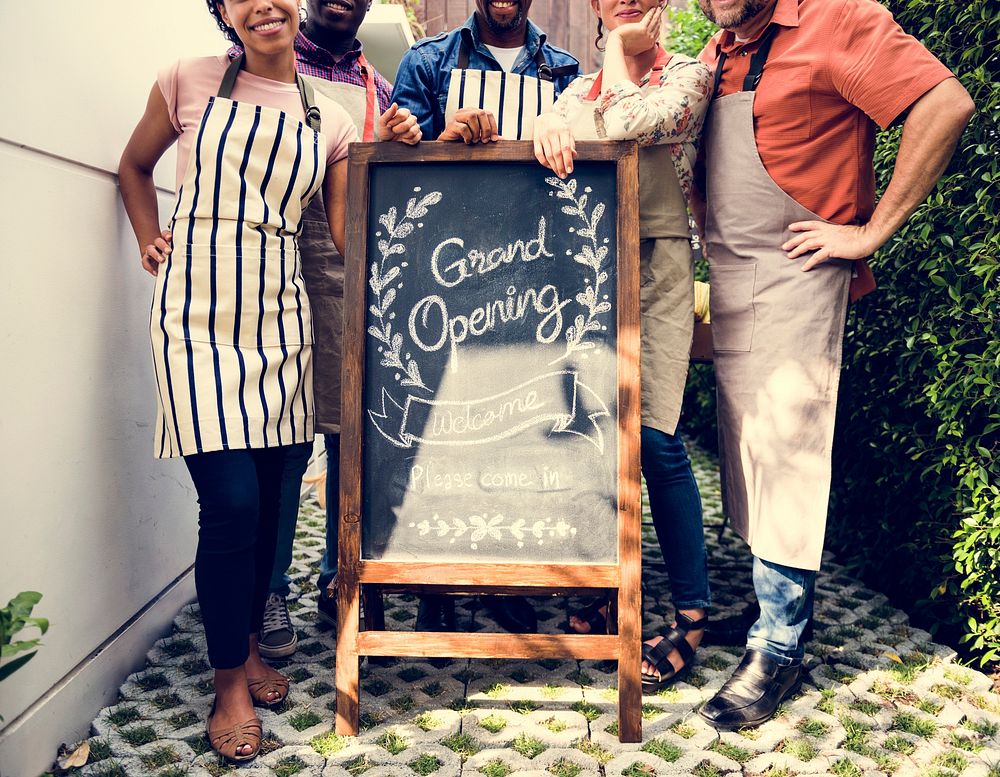 Diverse People with Grand Opening | Photo - rawpixel