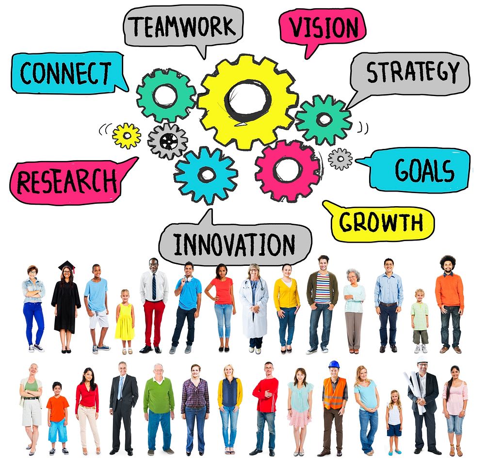 Teamwork Connect Strategy Vision Together | Free Photo - rawpixel