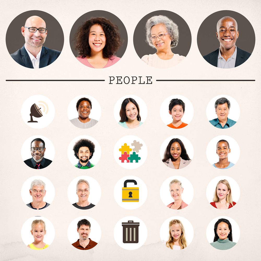Faces People Diversity Community Portrait | Free Photo - rawpixel