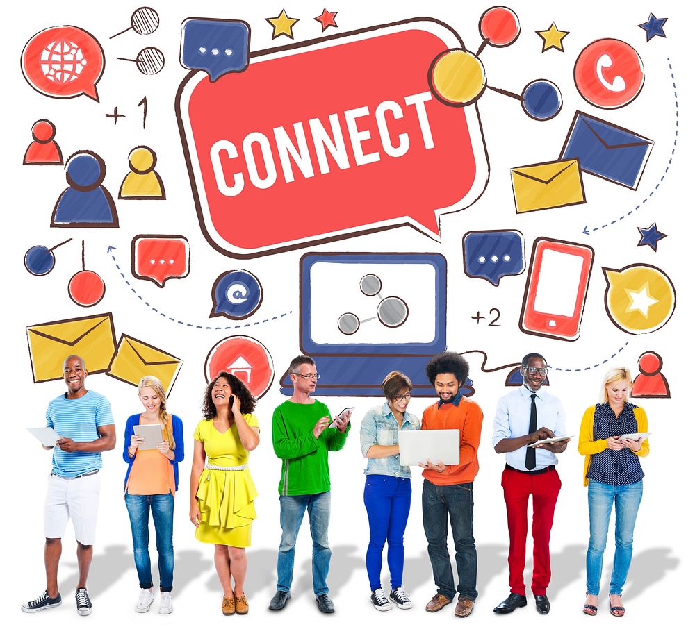 Connect Social Networking Contact Interconnection | Free Photo - rawpixel