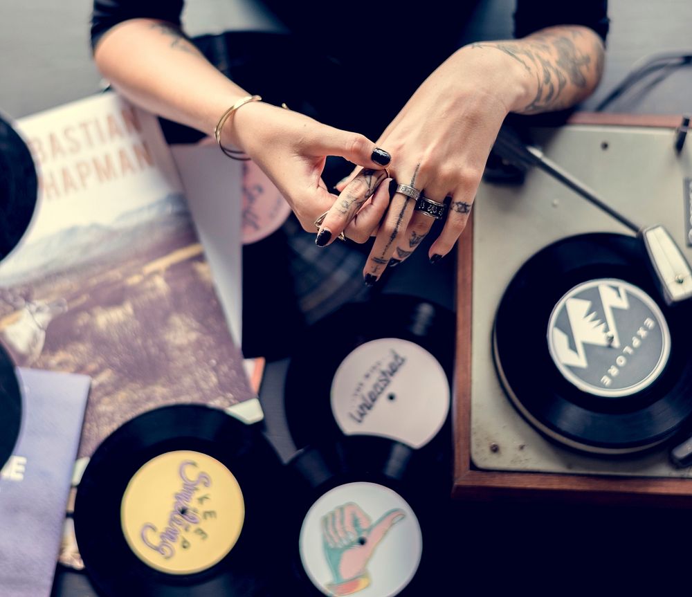 DJ classic oldschool music vinyl | Premium Photo - rawpixel