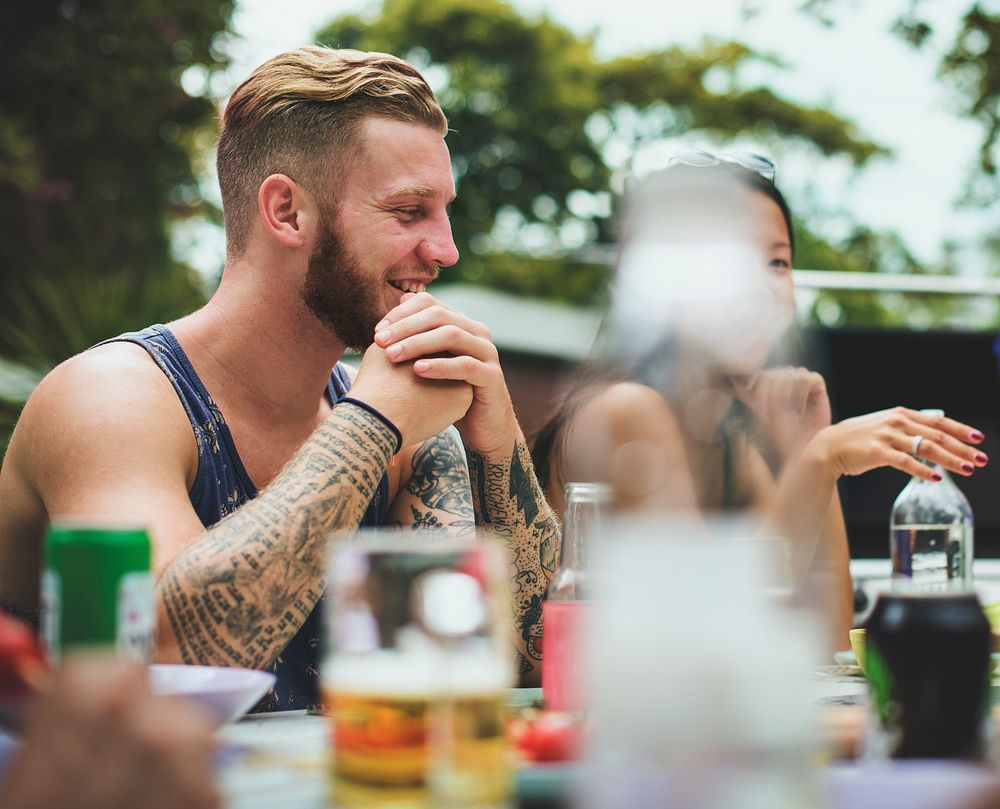 Diverse people enjoyment party outdoor | Premium Photo - rawpixel
