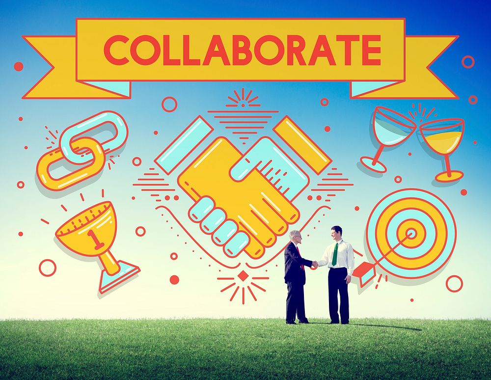 Collaboration Solution Partnership Cooperation Concept | Free Photo ...